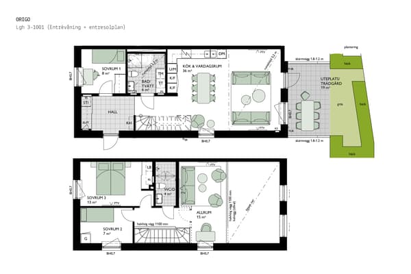2-1302, Lägenhet 4 rok, Origo, Skåne län