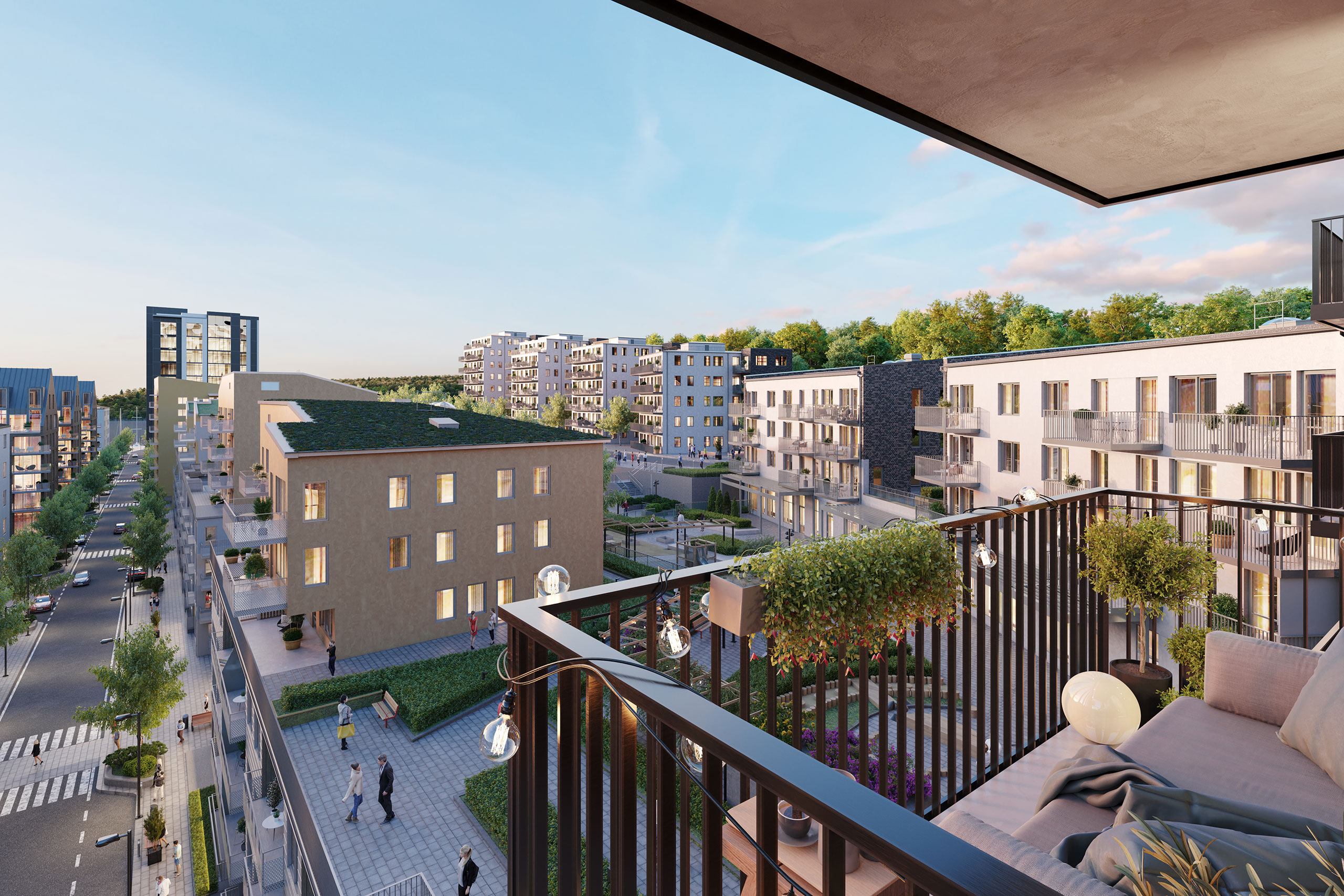 Kvarnholmens Udde I Vattennära läge på Kvarnholmen I Nacka I JM