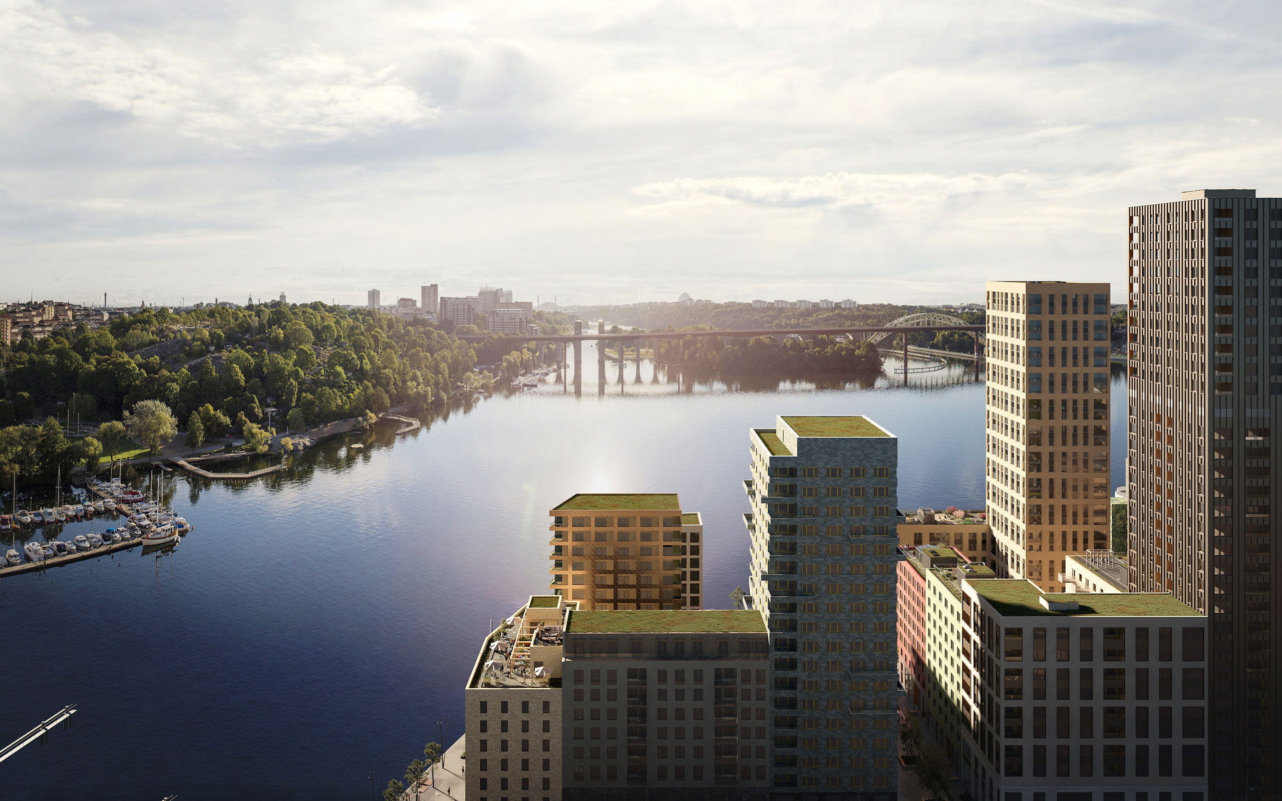 Nyproducerade bostäder på Marieviks Udde | JM