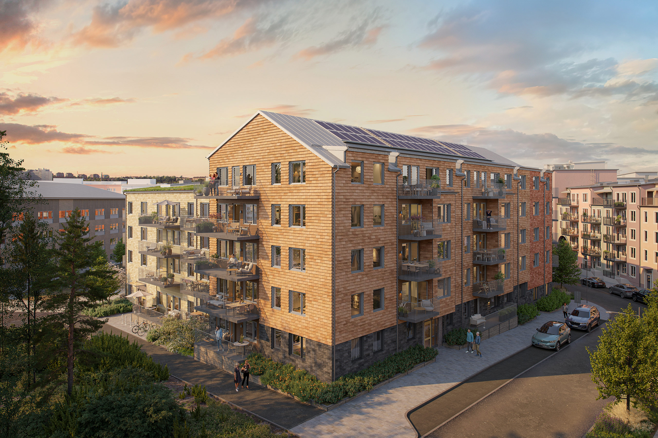 Roden | Barnvänliga bostäder i Täby Park | JM